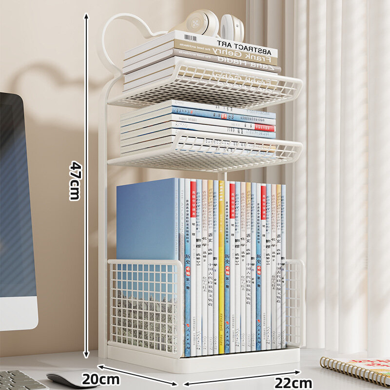 Классификация предметов Стеллаж для хранения Студенческий настольный книжный шкаф Кабинет Стойка для книг с ярусами Органайзер для стола Подставка для книг Книжный шкаф
