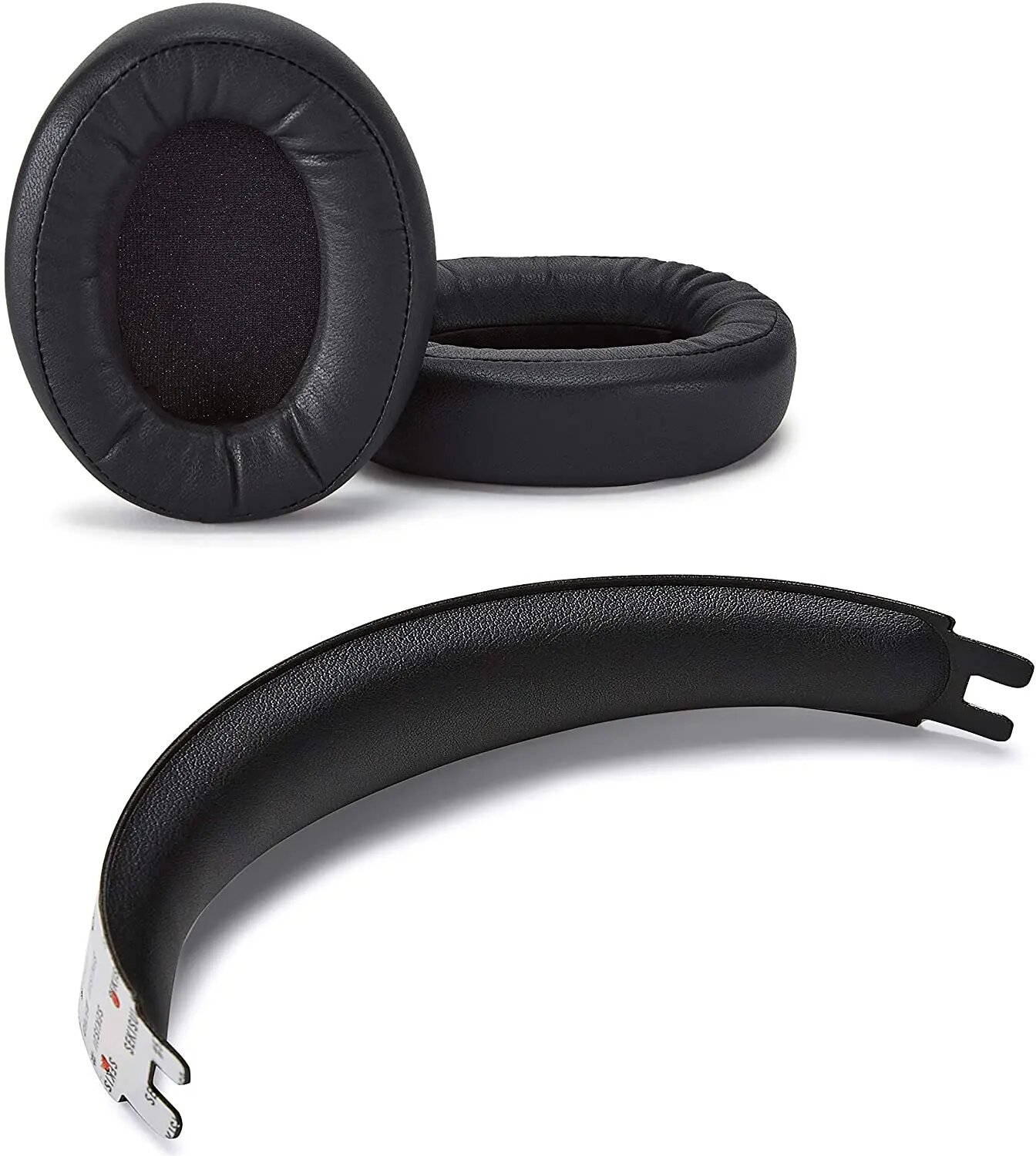 Амбушюры и повязка на голову премиум-класса, совместимы с наушниками Kingston HyperX Cloud Flight S и Cloud Flight (черные)