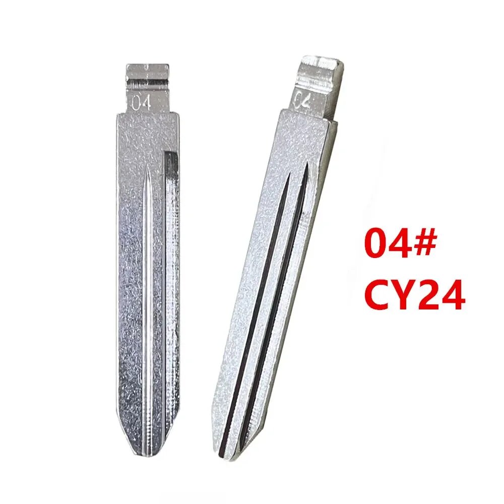 Набор Из 10 Штук 04 # Металлический Заготовочный Ключ-заготовка CY24 С Дистанционным Управлением Для Chrysler Jeep Dodge - .