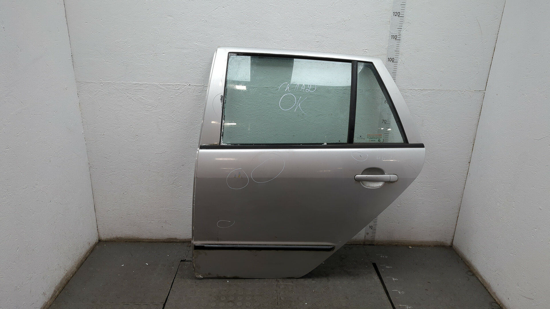 Дверь боковая (легковая) левая задняя Skoda Fabia Б/У