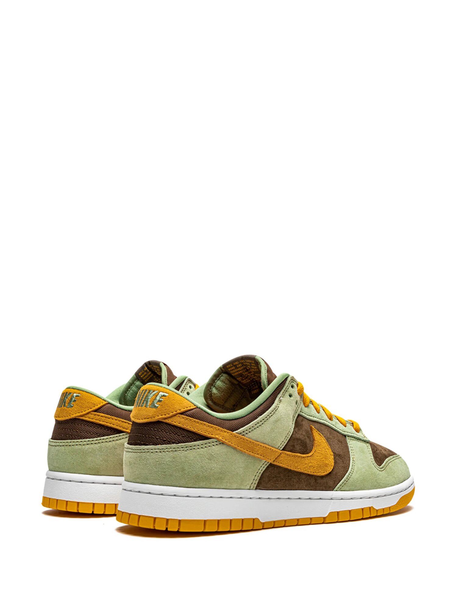 Кроссовки NIKE Dunk Low, размер 14 US, зеленый — фото 1