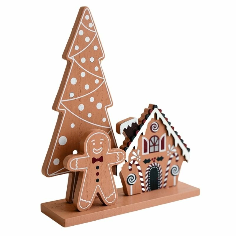 Рождественские Поделки Из Дерева-Пряничный Домик На Рождественской Елке