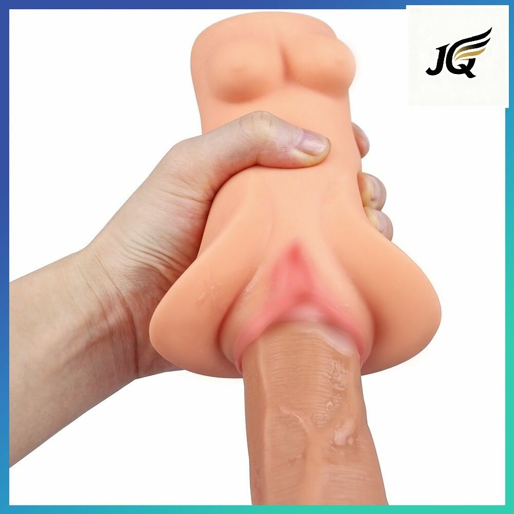 Реалистичный мужской мастурбатор, вагина и сиськи 2 в 1, сочная вагина