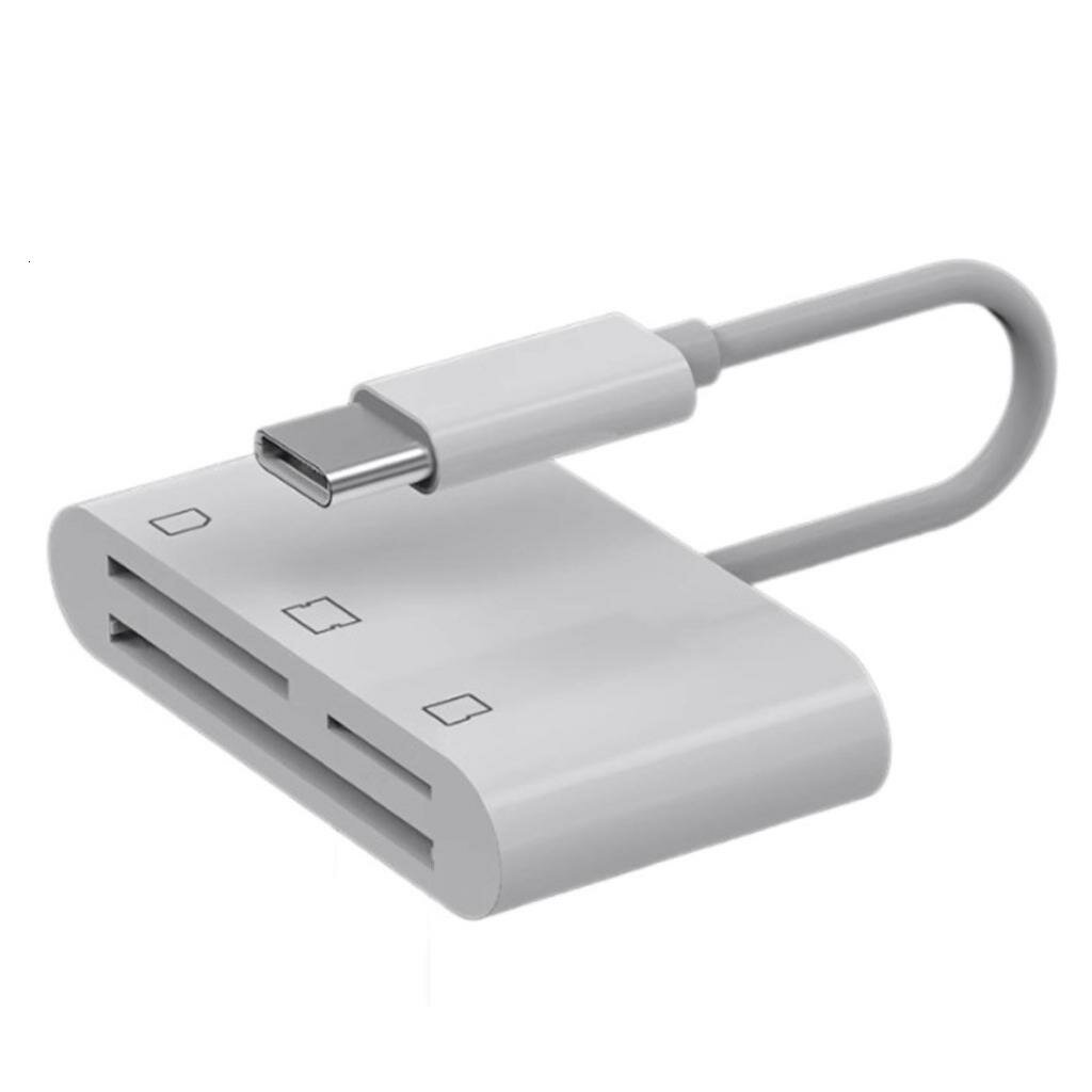 Кардридер Type C для SD TF CF, USB 3.0