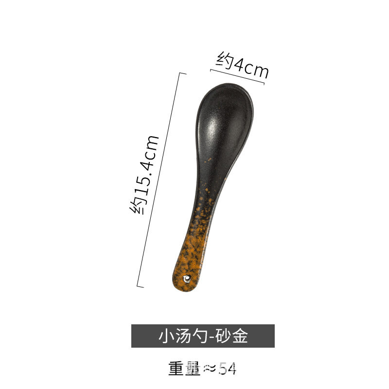 Креативная японская керамическая ложка, маленькая ложка, суповая ложка, обеденная ложка, для готовки, ресторана, домашнего использования, маленькая ложка, ложка для миски