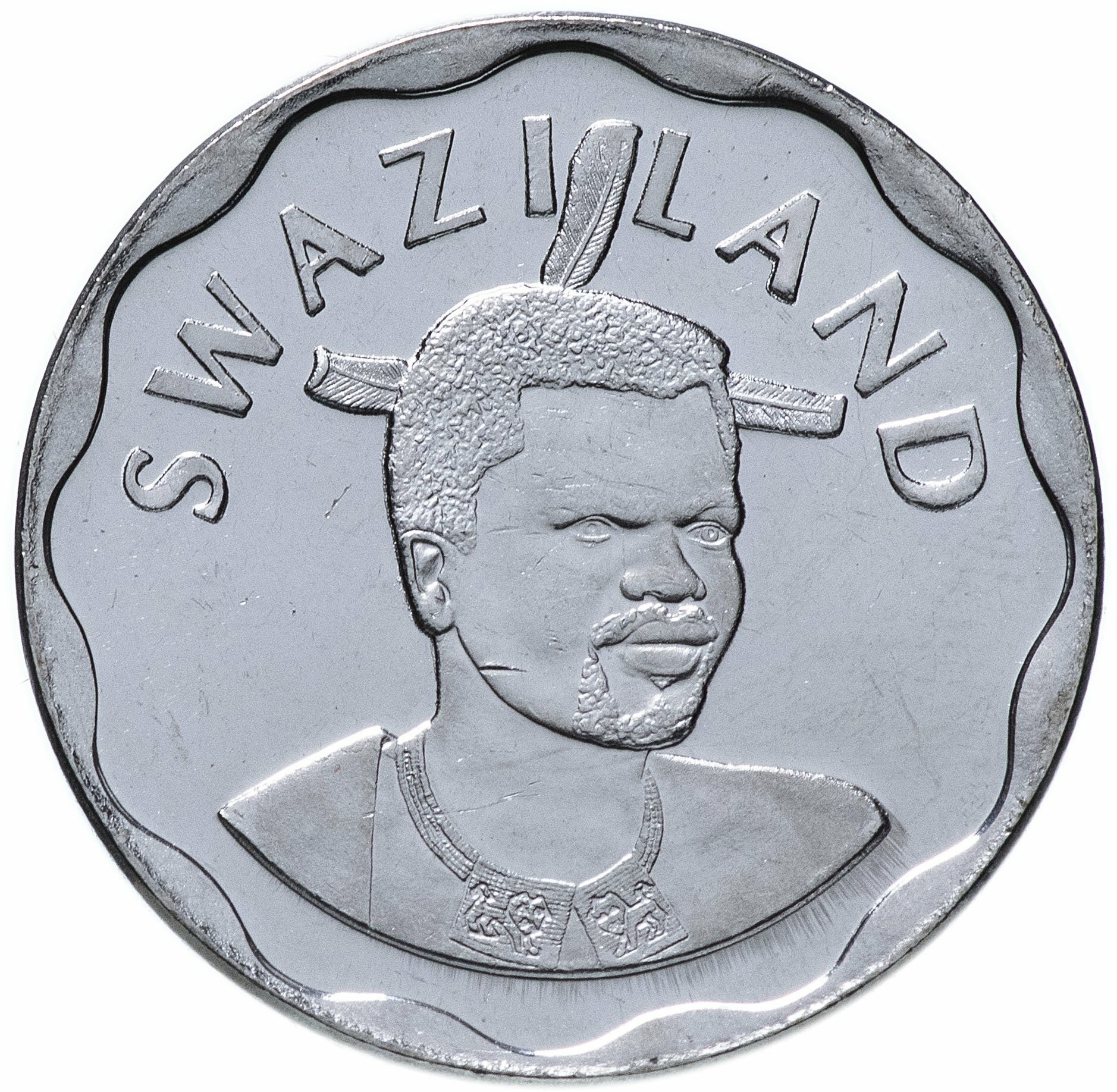 Свазиленд 20 центов cents 2015, Сталь, в сохранности UNC