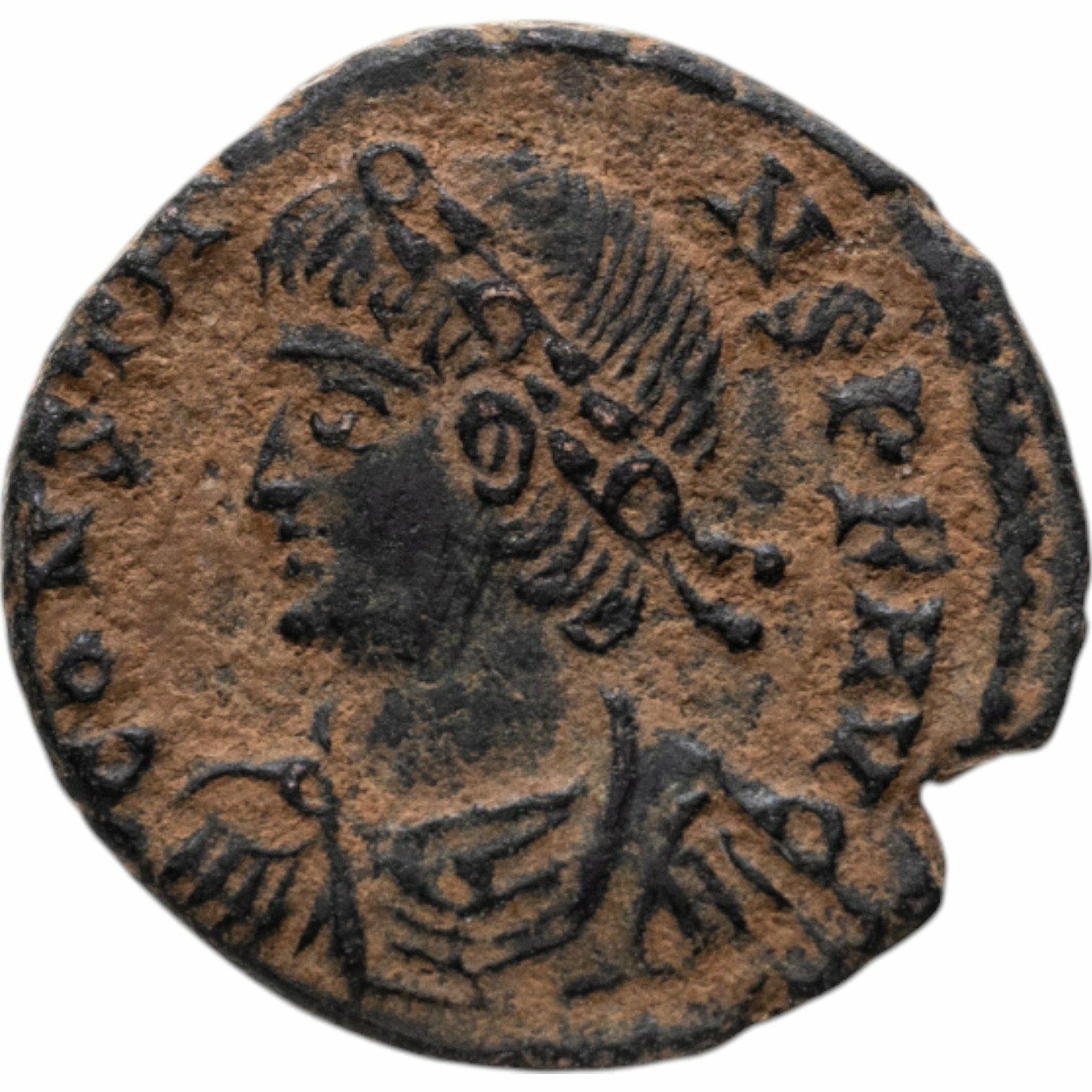 Римская империя, Констант, 337-350 годы, Нуммий , Медь, в сохранности VF-XF