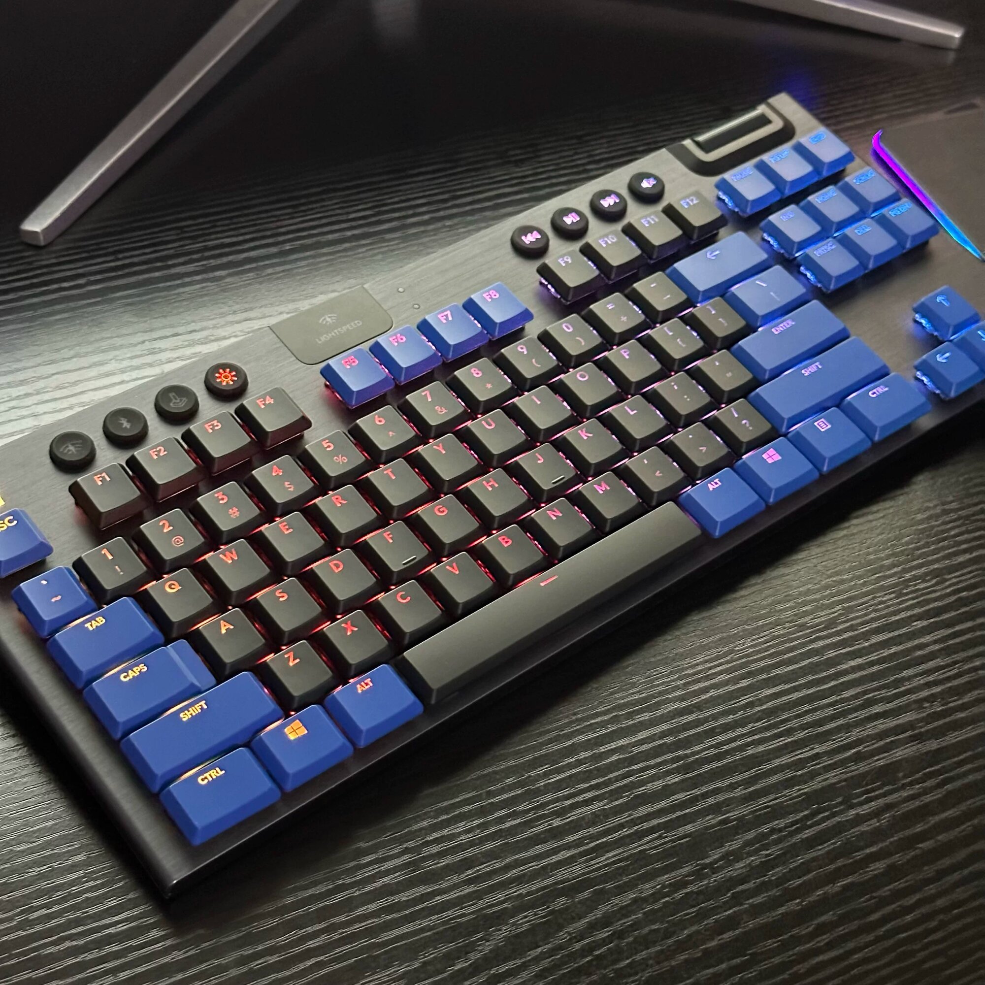 Подходит для клавишных колпачков Logitech G913/G913TKL, прозрачные противоскользящие клавишные колпачки из АБС-пластика