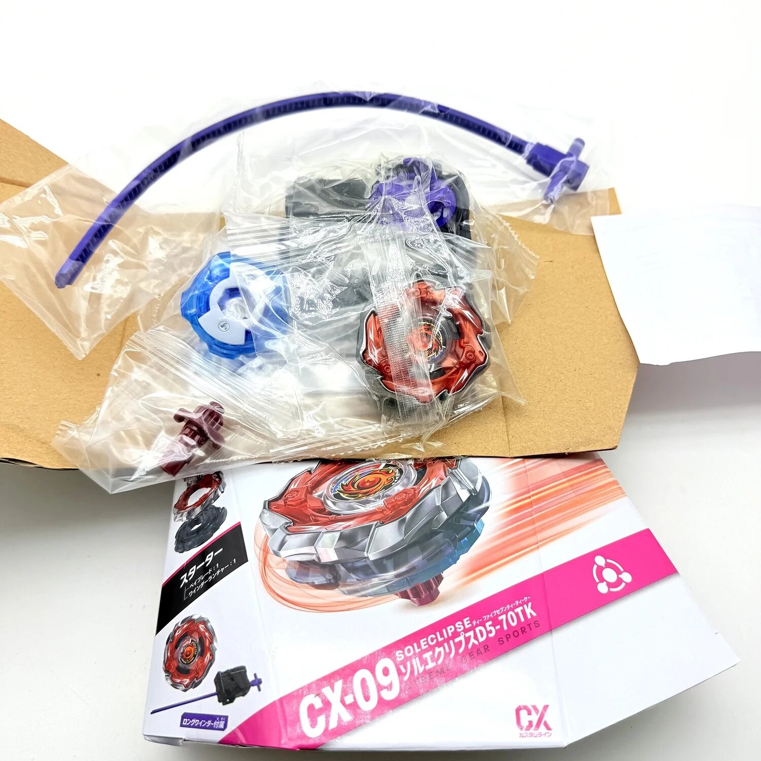 Набор для битвы волчков TAKARA TOMY Beysplayer CX-09 Sol Eclipse