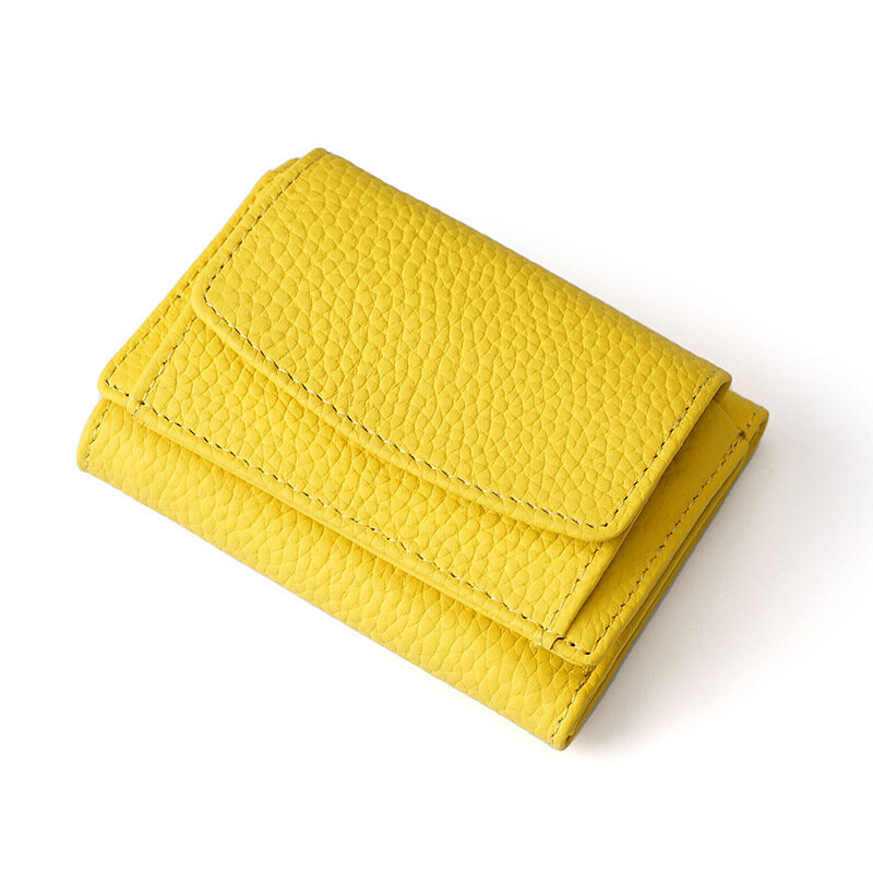 Кошелек , фактура зернистая, yellow