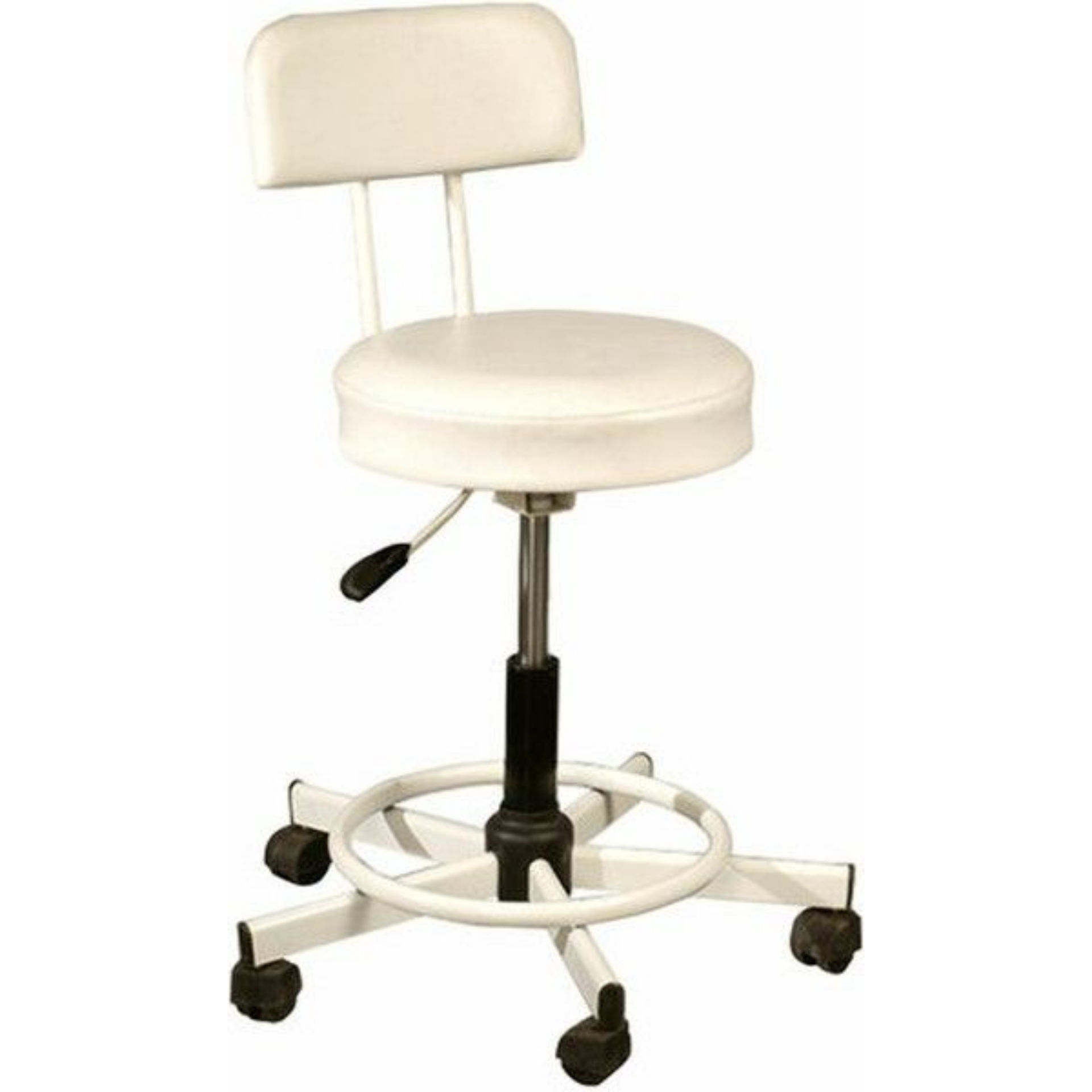 Кресло компьютерное РС12, РС01.00.12-210 белый, кожзам, крестовина металл