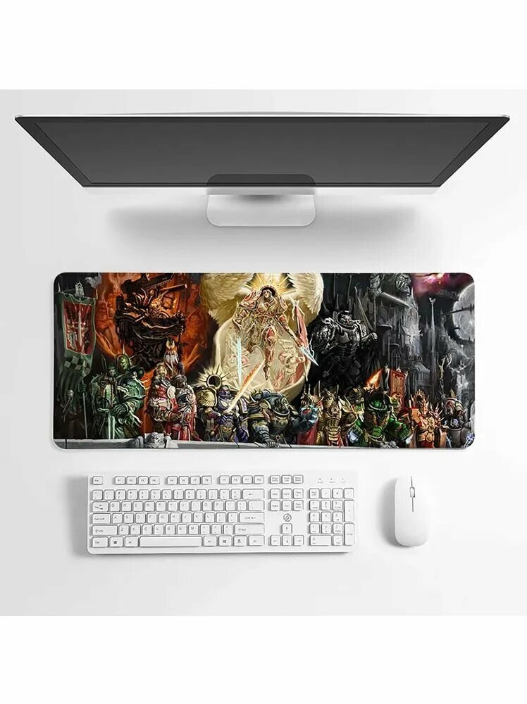 Warhammer 40K Коврик для мышки, XXL, кремовый, шоколадный