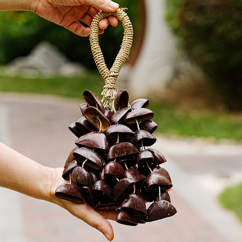 Браслет с африканскими растениями и фруктами, колокольчик для ног, струнный колокольчик, сопровождающий танец, этнический концертный инструмент, ручной хлопок