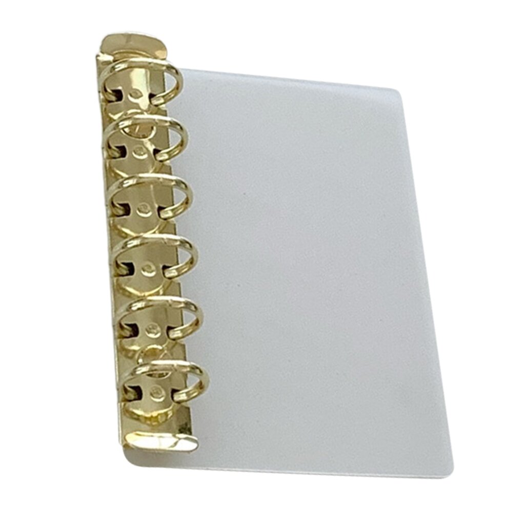 Вставка со стороны страницы, перегородка, зажим ручной работы, дополнительное кольцо, внутренний зажим для хранения страниц-золотой A 7