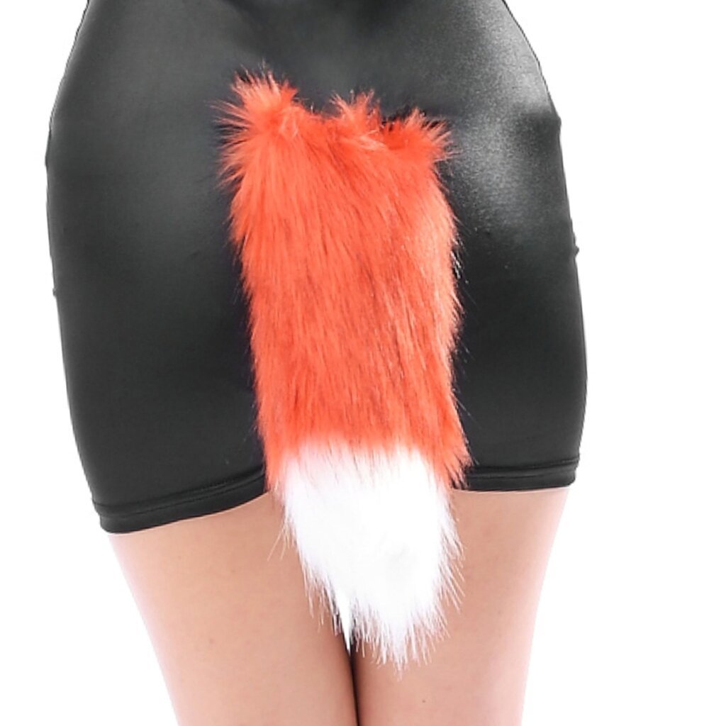 Лисий Хвост, Искусственный Мех Волк Лисы Кошки Хвост Маскарадный Костюм Хэллоуин Косплей Костюм Пушистые Лисы Зажим для Хвоста на Взрослых Детях