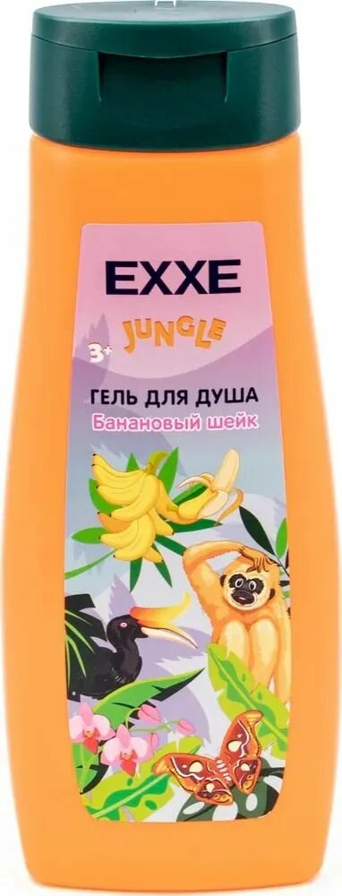 EXXE Джунгли Гель для душа "Банановый шейк" 400мл
