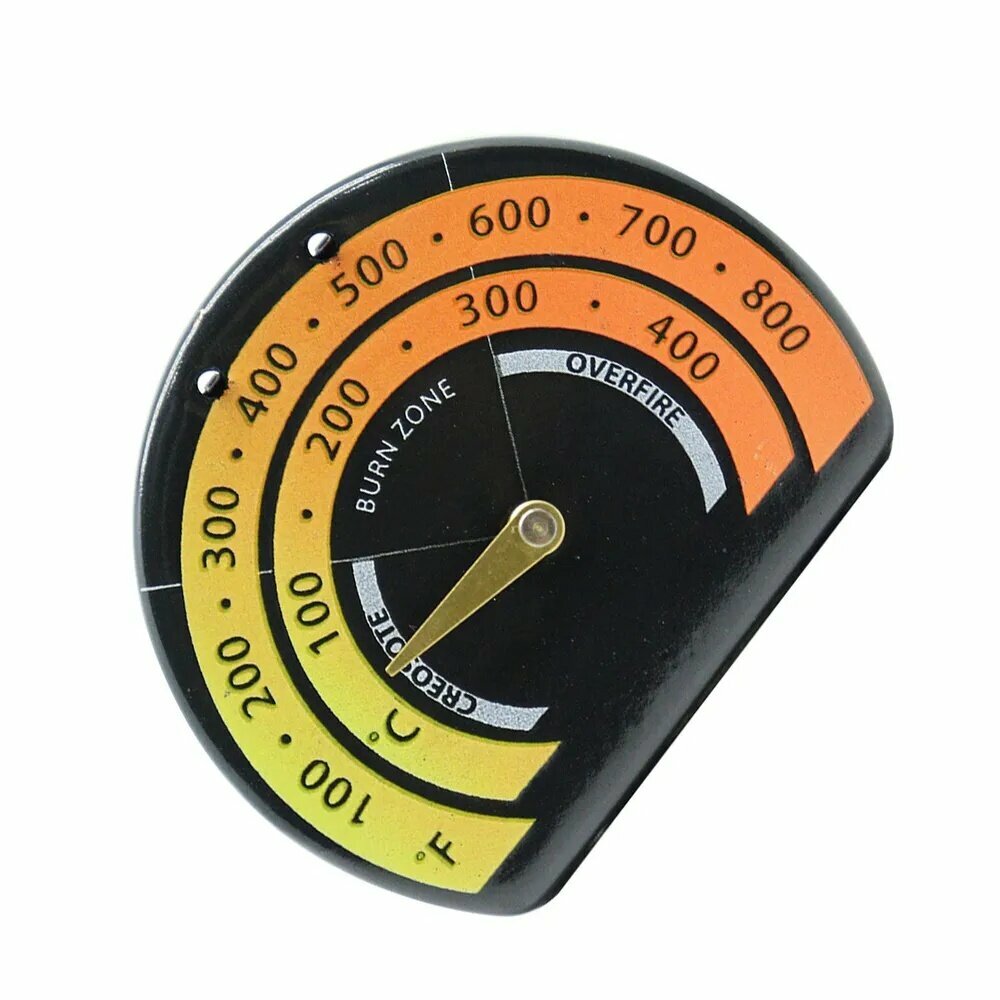 Термометр с большим циферблатом для дымохода и печной трубы