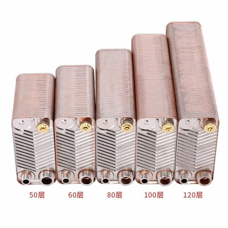 Теплообменник вторичный 16 пластин на газовые котлы Protherm, Vaillant