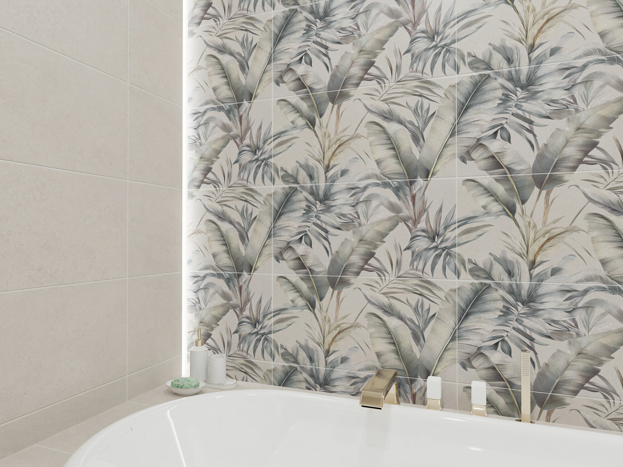 Плитка Настенная Azori Sandstone Decor 2 бежевый 31,5Х63 см 1,79 м²