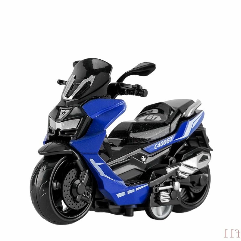 Металлическая модель мотоцикла, коллекционная версия, выполнена из сплава, размер 9x4x6,5 см