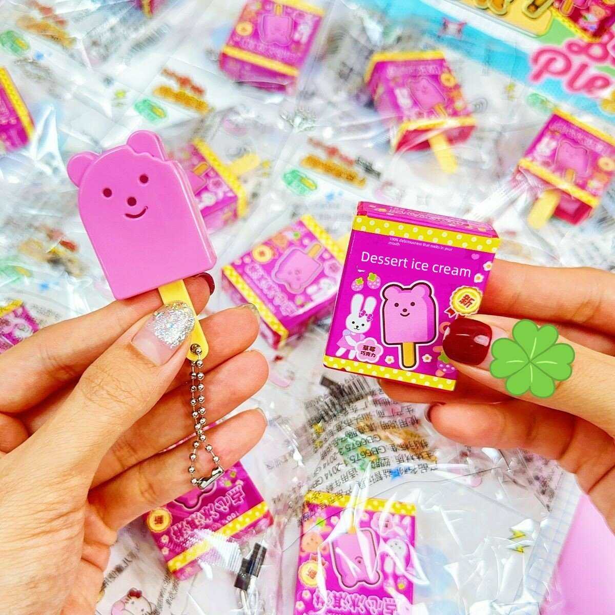 Миниатюрный набор игрушечных пудингов Miro: желейные пудинги со вкусом клубники для детских ролевых игр и имитации