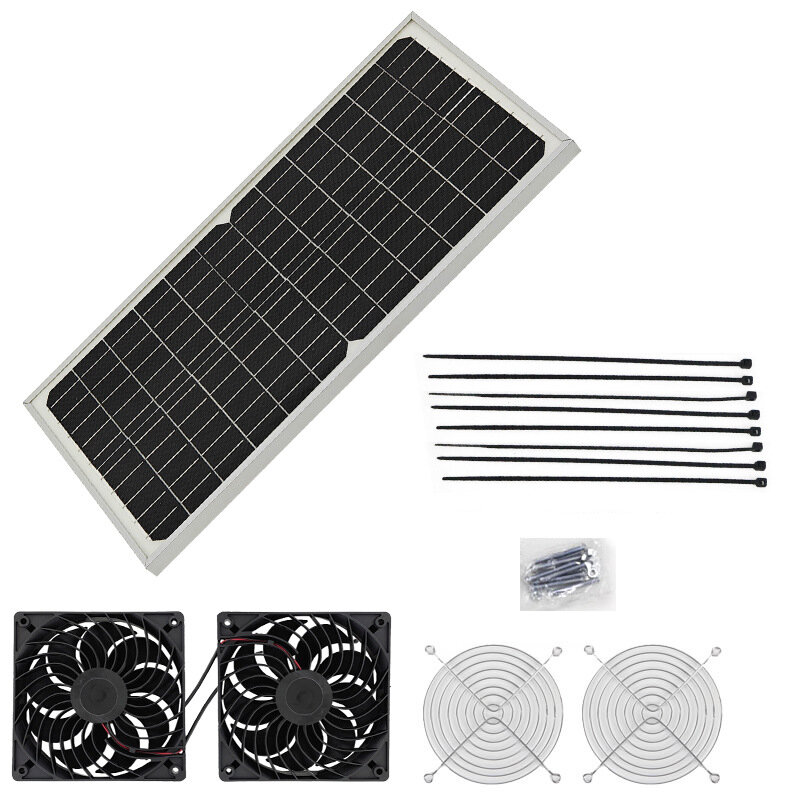 Солнечный вытяжной вентилятор подходит для наружной теплицы куриный дом Солнечная альтернативная энергия для охлаждения выхлопных газов вентиляционные отверстия