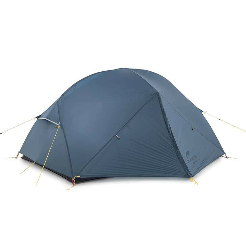 Палатка Naturehike Mongar NH19M002-J 210T двухместная сверхлегкая синяя Phantom Blue (6975641882596)