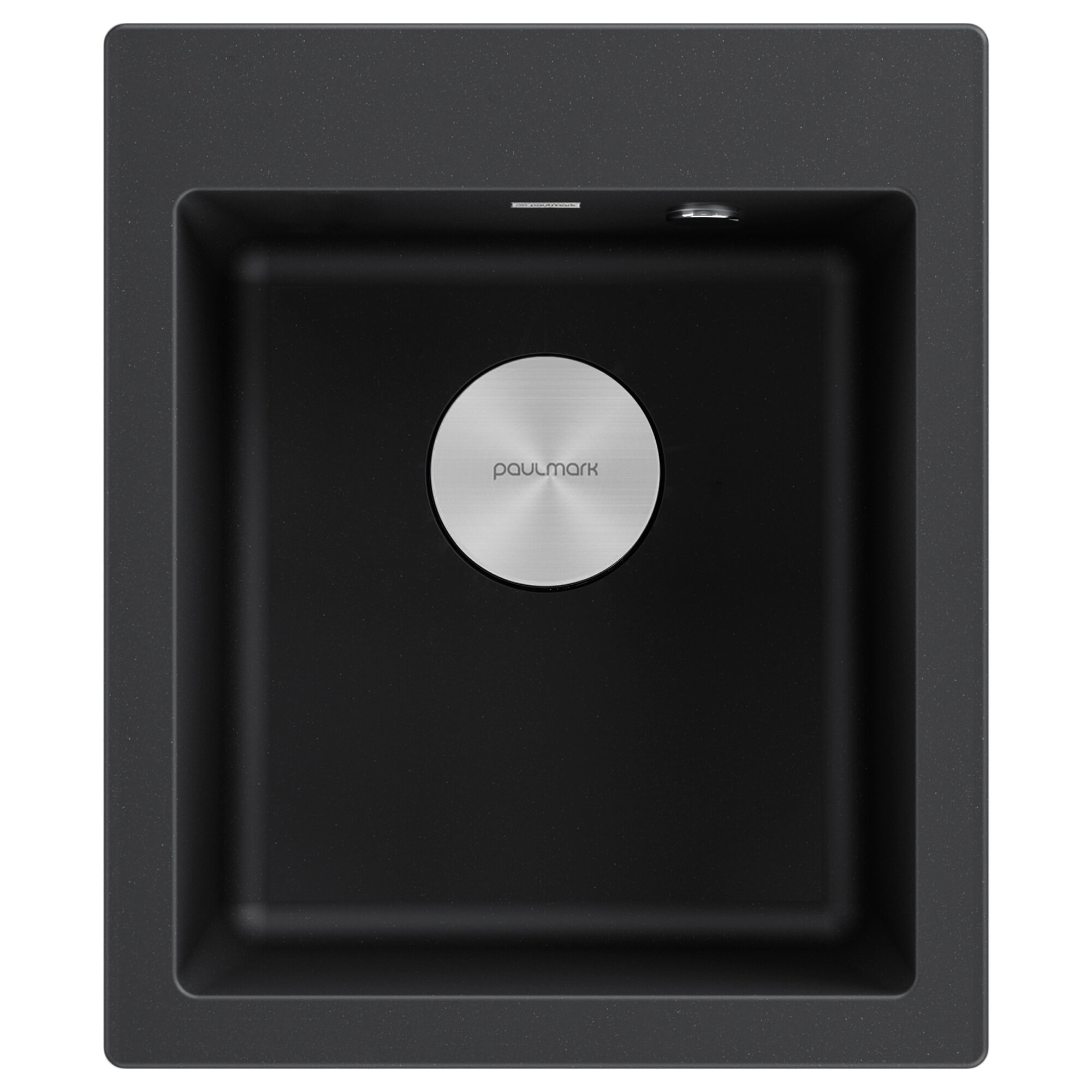 Кухонная мойка Paulmark KANTE 40 PM104249-BL черный гранит Искусственный камень