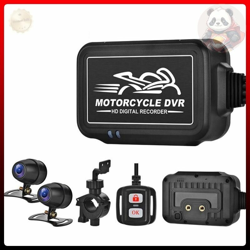 Двойная мотоциклетная камера 1080P, водонепроницаемый регистратор для вождения, HD ночной видеорегистратор вождения мотоцикла, мотокросса-