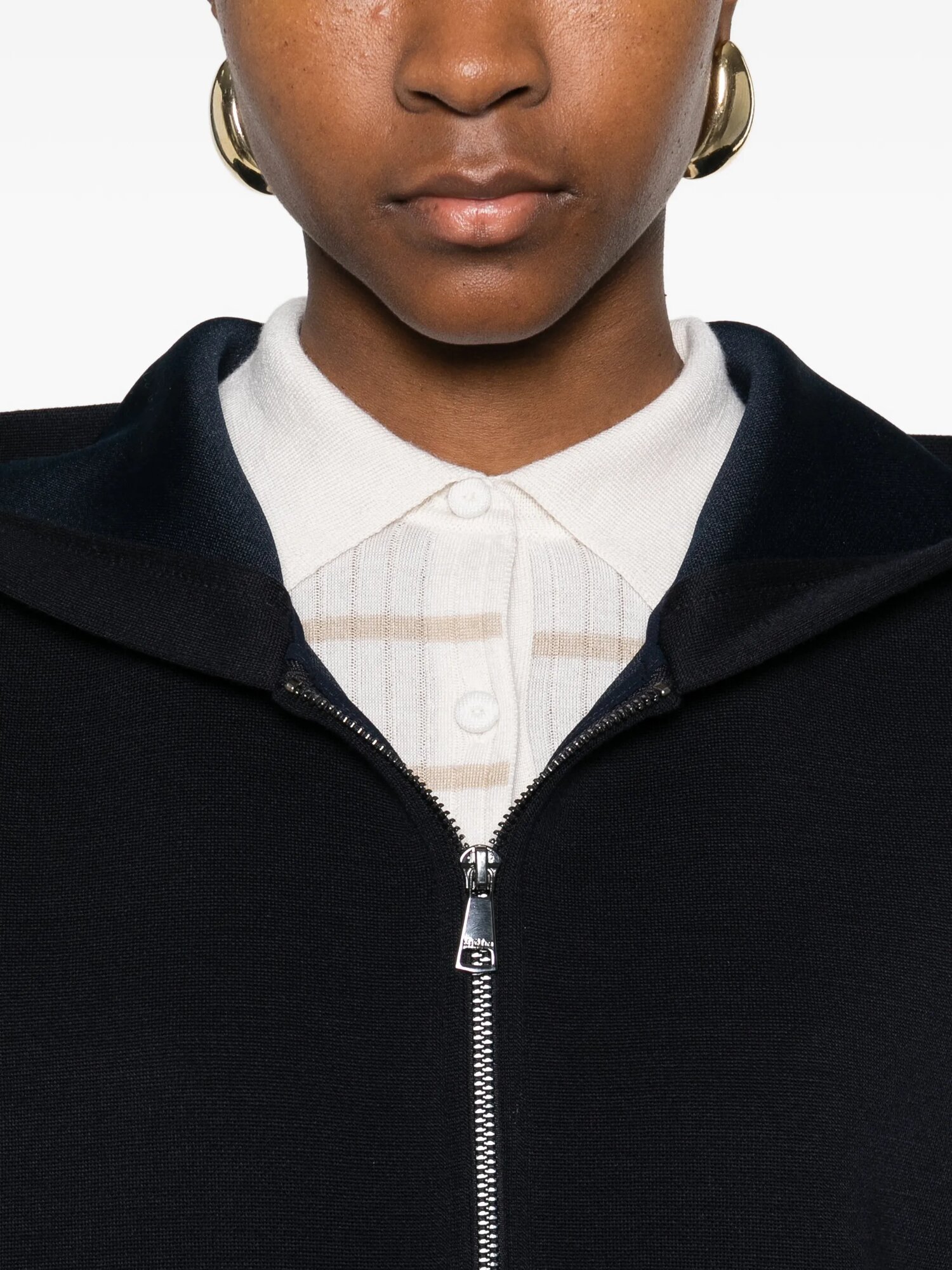 Худи Max Mara, размер XS, , синий — фото 1