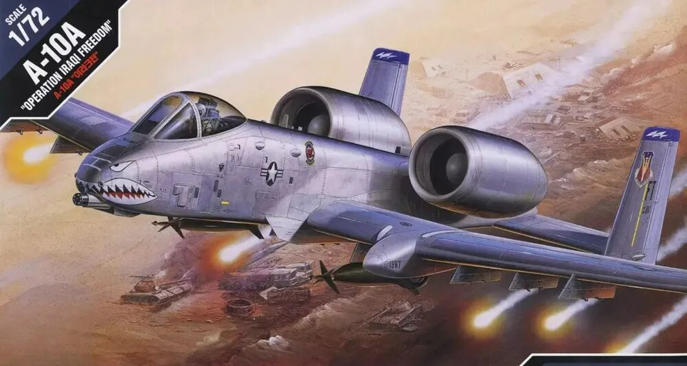 Academy 12402 1/72 Модель сборки самолёта А - 10А "Операция Свобода Ирака" (без солдат)