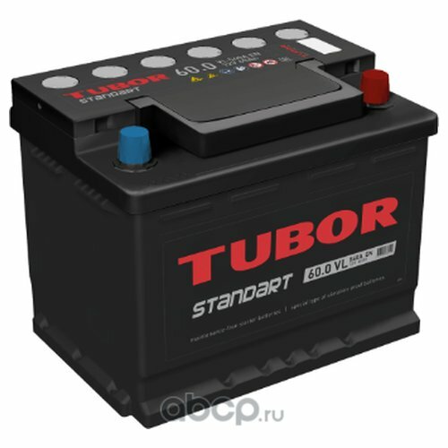 Аккумулятор TUBOR Standart 60А/ч обратная полярнос Tubor 4607008886115