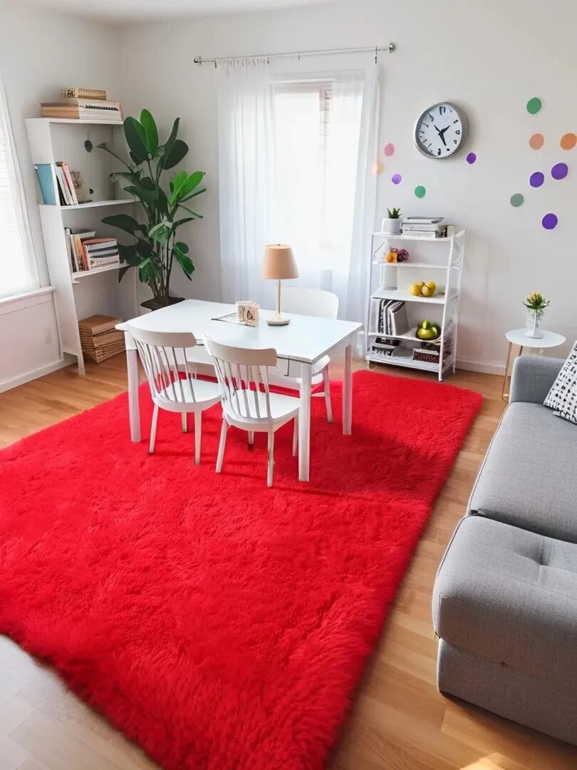 IKEA Коврик прикроватный Сплошной цвет 160x200 см