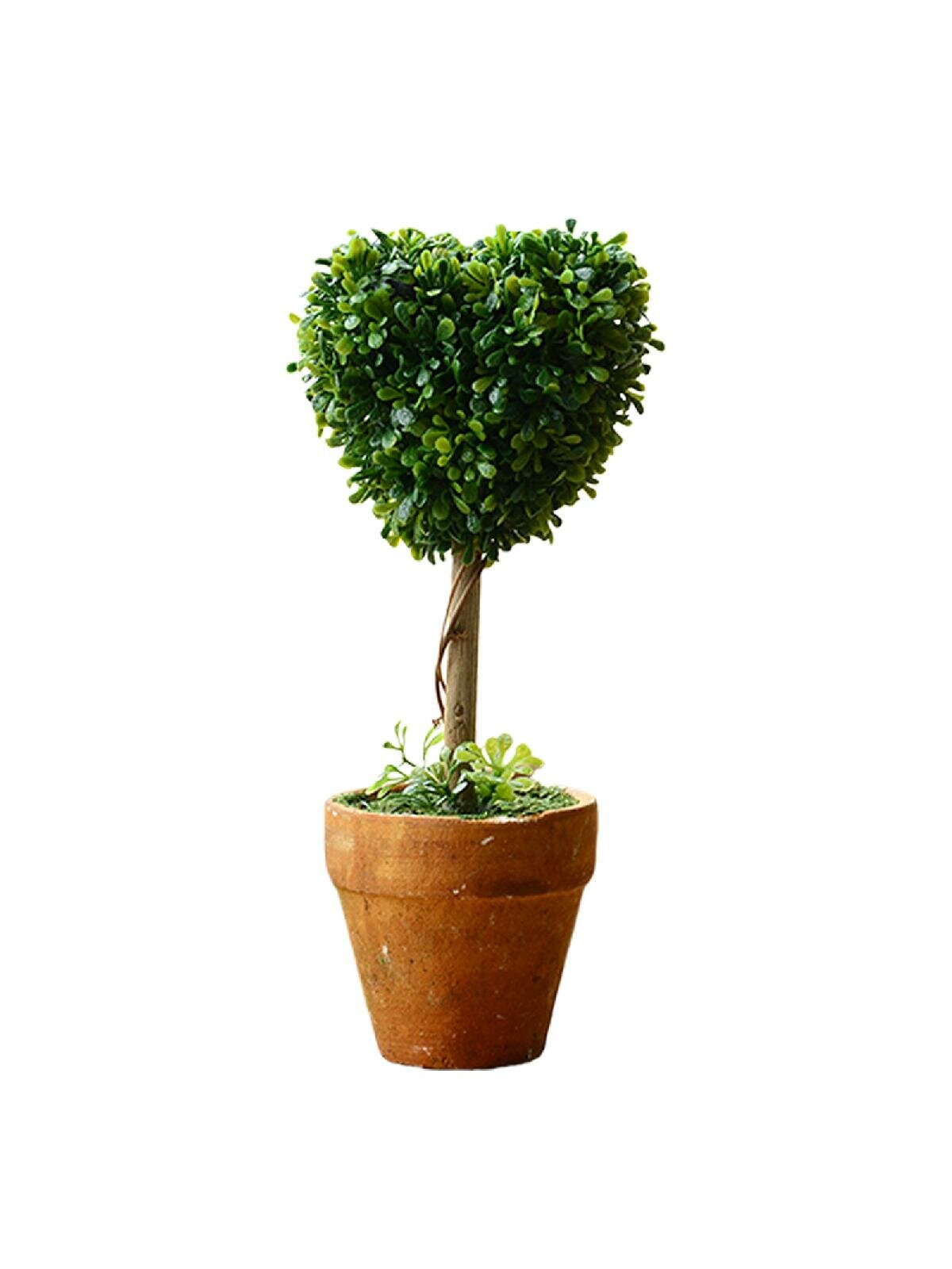 8 “Искусственная Трава Самшита, Маленькое Поддельное Растение с Горшками, Столешница для Травянистых Растений, Украшения для Полок, Искусственное Растение для Внутреннего и Домашнего Декора