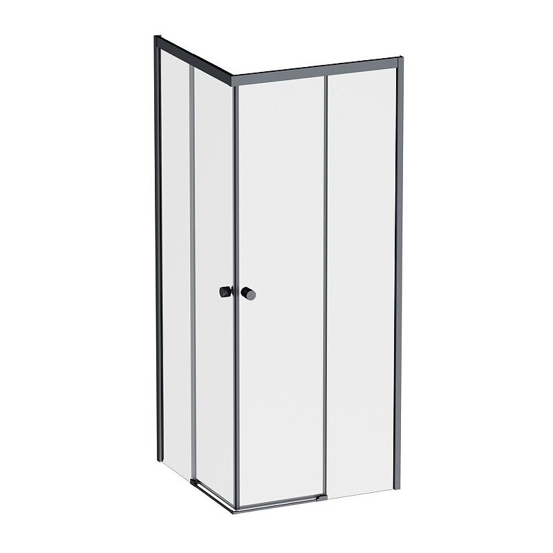 Душевой уголок (80х80) Am.Pm X-Joy W94G-403-8080-BT1K черный матовый