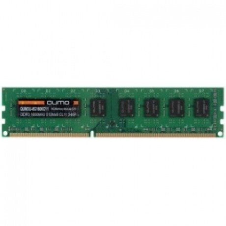 Память оперативная DDR3 Qumo 8Gb 1600MHz (QUM3U-8G1600C11R)
