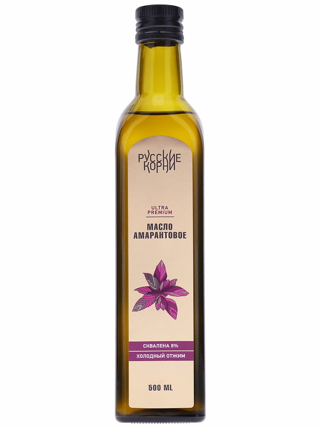 Масло Амарантовое Ultra Premium (Сквален 8 %), 500 мл - "Русские Корни"