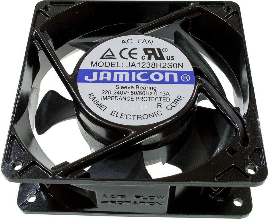 Вентилятор JA1238H2S0N-T 220В 120х38мм клемма