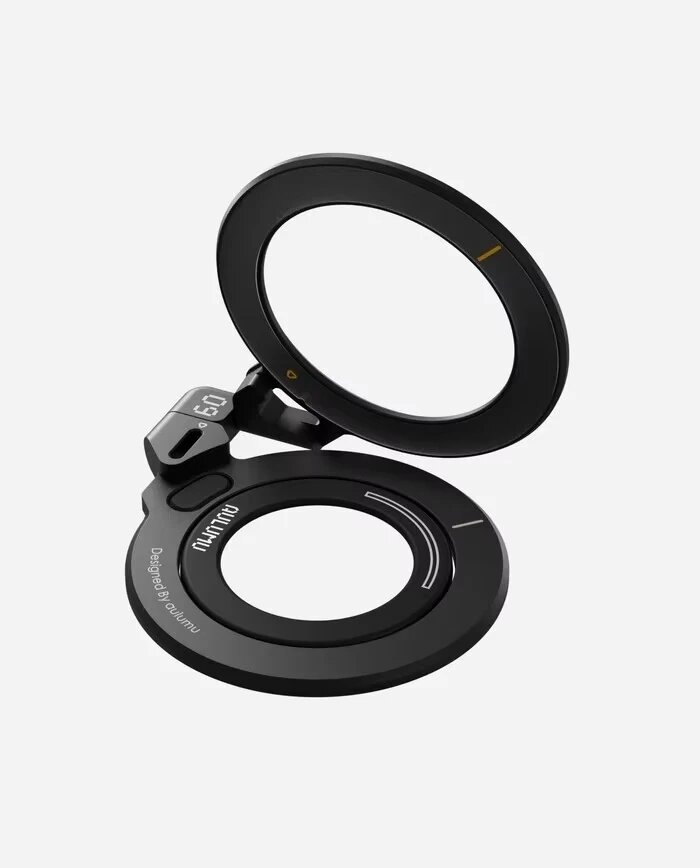 Aulumu G09 Магнитная кольцевая ручка MagSafe Black
