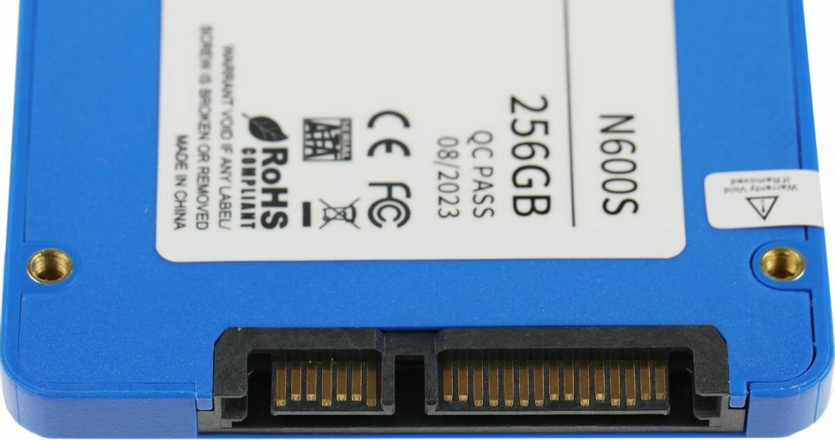 SSD 2.5" Netac 256Gb N600S Series Retail (SATA3, up to 540/490MBs, 3D NAND, 140 — фото 1