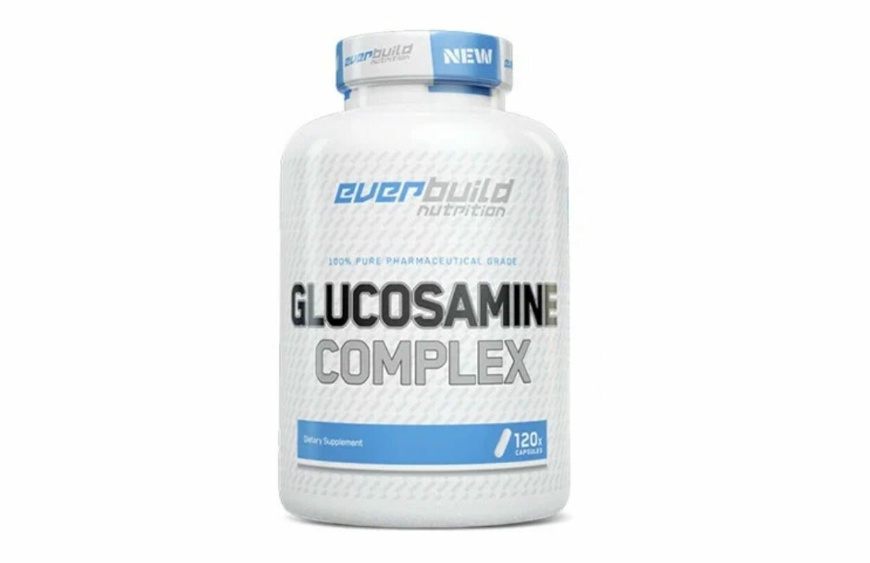 EVERBUILD, Glucosamine Complex, Глюкозамин комплекс,120 капсул
