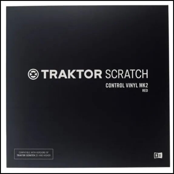Эксклюзивный виниловый носитель Traktor Scratch Pro Control Mk2 черный для диджеинга