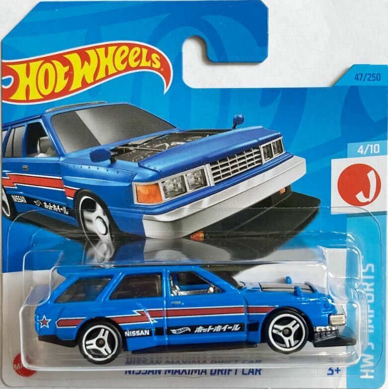 Игрушечная машинка Hot Wheels Nissan Maxima Drift Car Light Blue (базовая коллекция 2023 г, 47/250)