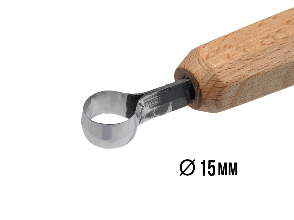№ Л15б Ложкорез силовой кольцо - диаметр 15мм режущая часть. Татьянка