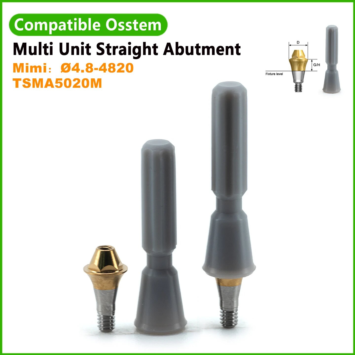 Мультиблок Osstem, титановый сплав, класс 5 TSMA5010M