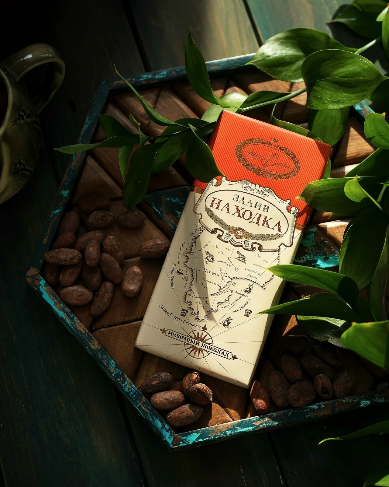 Шоколад молочный " Залив Находка", "Приморский кондитер" - 160гр