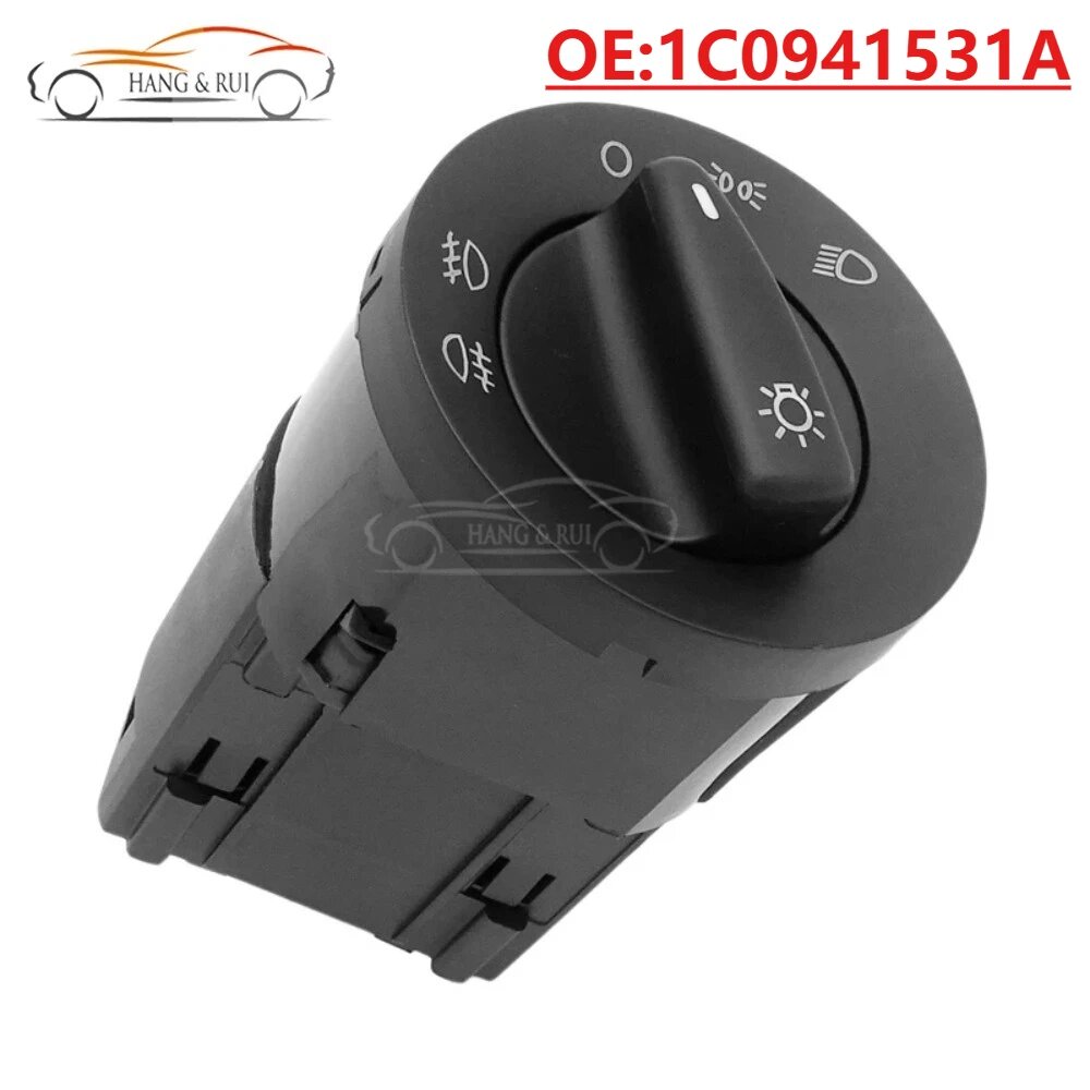 Переключатель управления фарами и противотуманными фарами для VW AL / Transporter T5 Polo Bora Golf Lupo Beetle Passat Sharan, артикул 1C0941531A