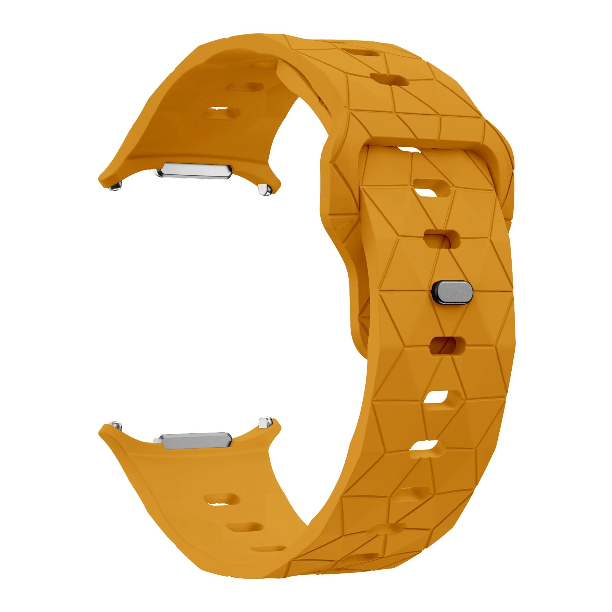 CAOWTAN Ремешок для Samsung Galaxy Watch 9 Ultra 2 силиконовый 47 мм Желтый, Style-2 Yellow