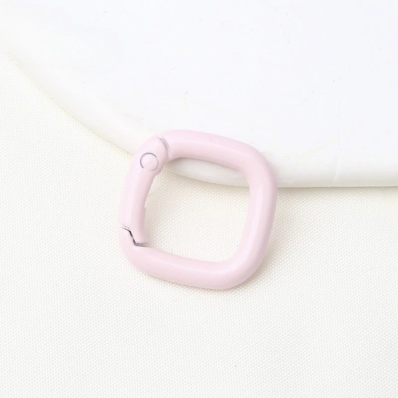 Цветной карабин из сплава Розовый, Light pink