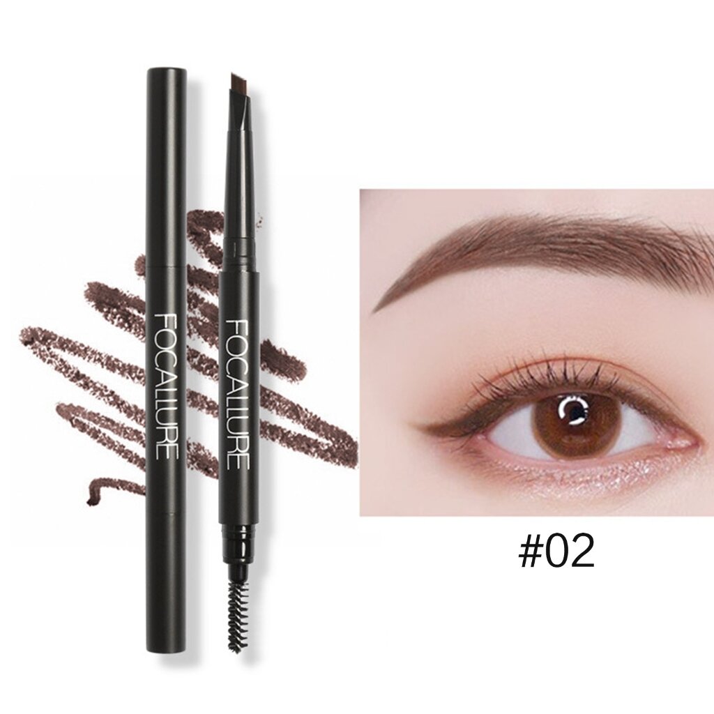 Гладкое размазывание дешевого карандаша для бровей-2